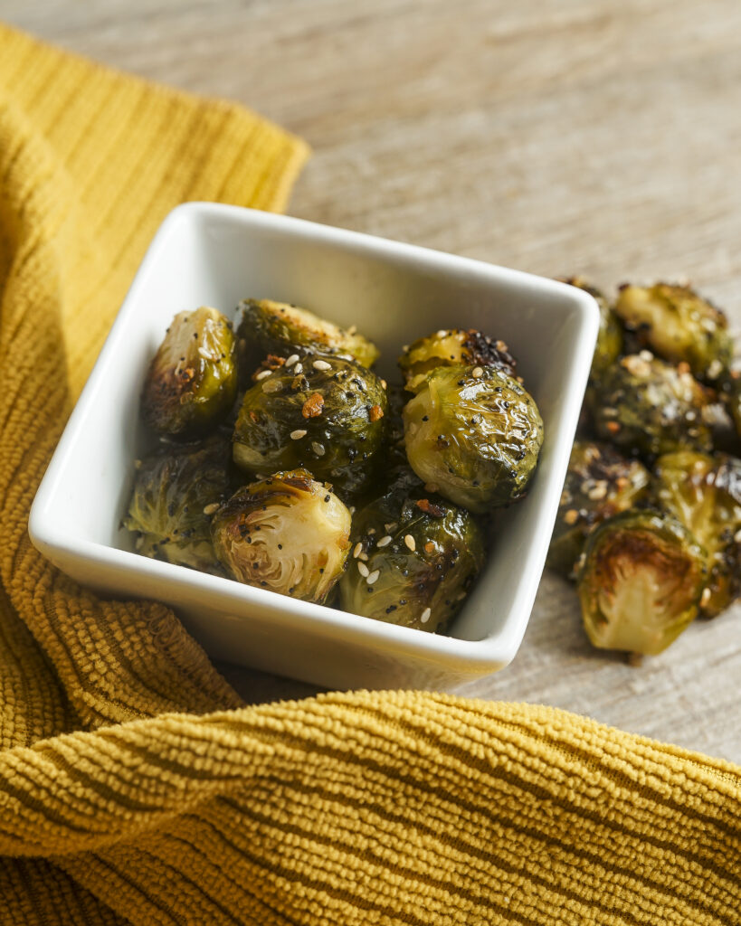 Everything Bagel Brussels Sprouts - Stuart's Spices